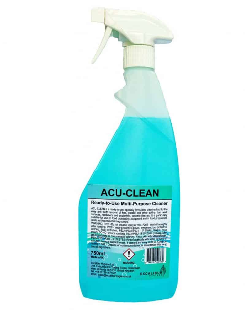 ACU-CLEAN - Multi-Purpose Cleaner 6 x 750 ml Trigger Sprays